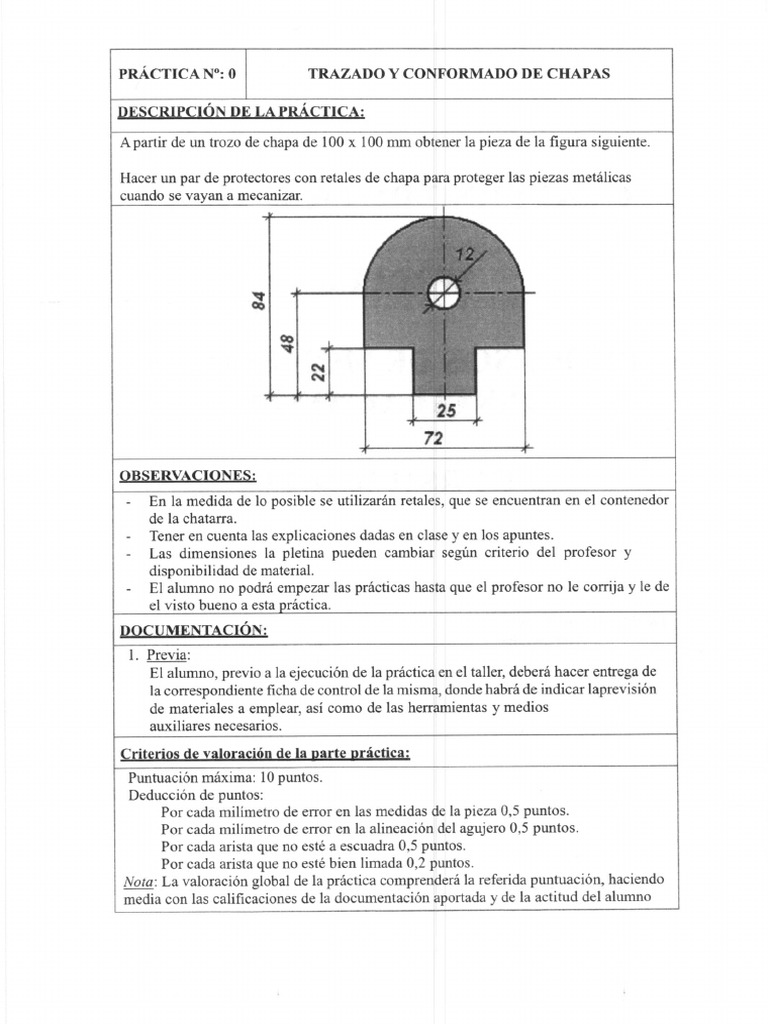Trazado y Conformado de Chapa | PDF