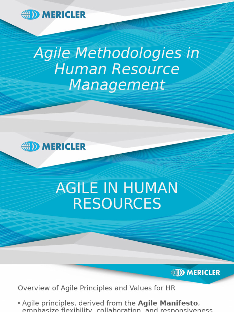 Agile Methodologies in Human Resource Management | PDF | Performance Appraisal | Scrum (Software ...