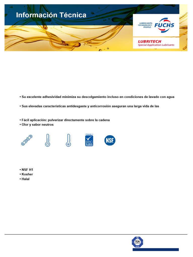 Cassida Chain Oil 5000 Spray - Pi - (Es-Es) | PDF | Análisis de Riesgo ...