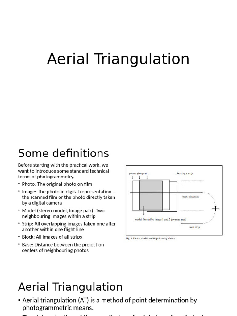 Unit 5 Aerial Triangulation | PDF | Imaging