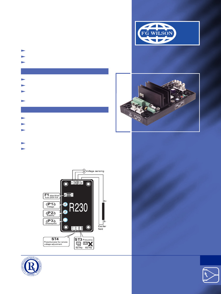 AVR R230 (Nu) | PDF | Electrical Components | Electrical Engineering