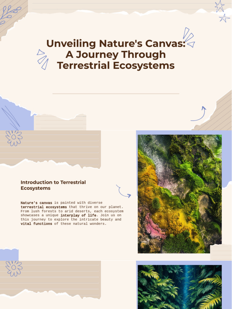 Slidesgo Unveiling Natures Canvas A Journey Through Terrestrial ...