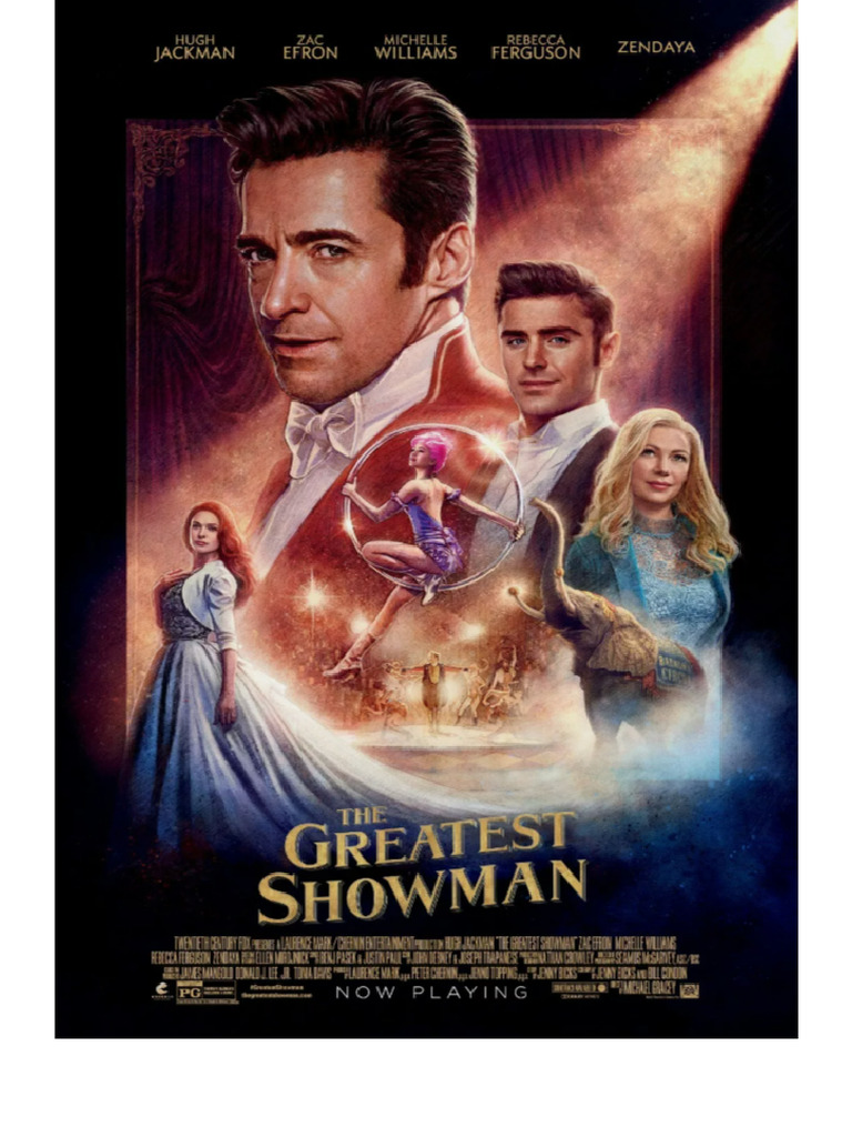 POSTER Design 1 Greatest Showman | PDF