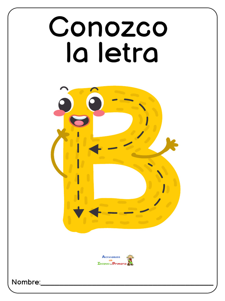 Cuaderno Lectoescritura Letra B | PDF