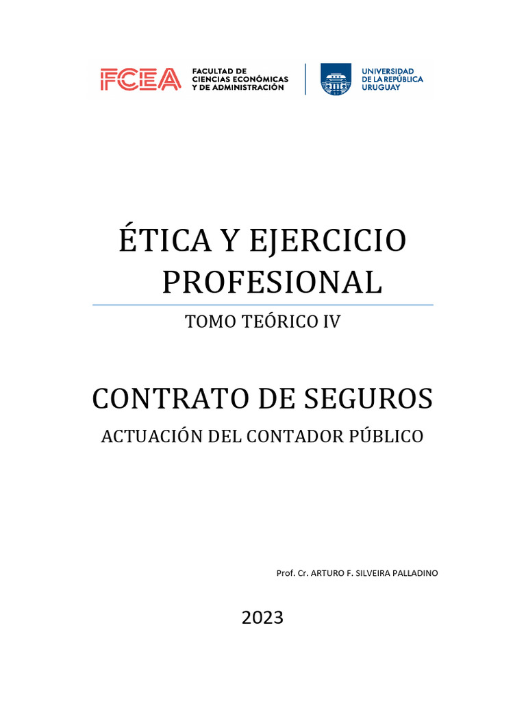 Eep Teo 4 - Contrato de Seguros 2024 | PDF | Seguro | Reaseguro