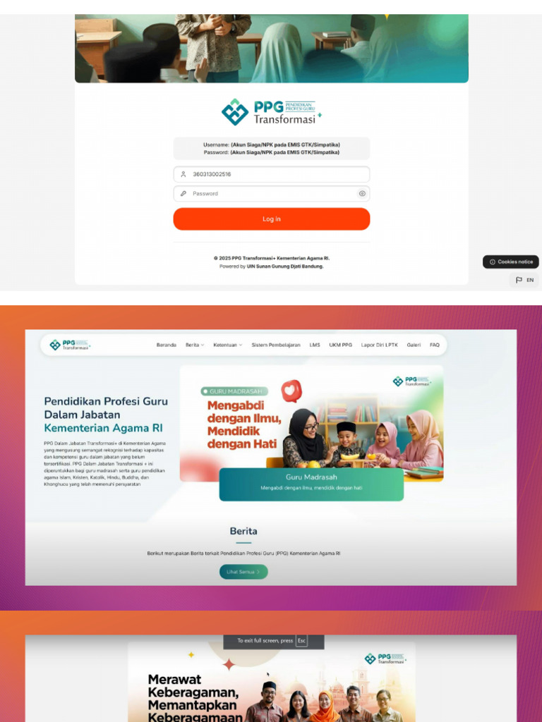 Presentasi LMS PPG | PDF