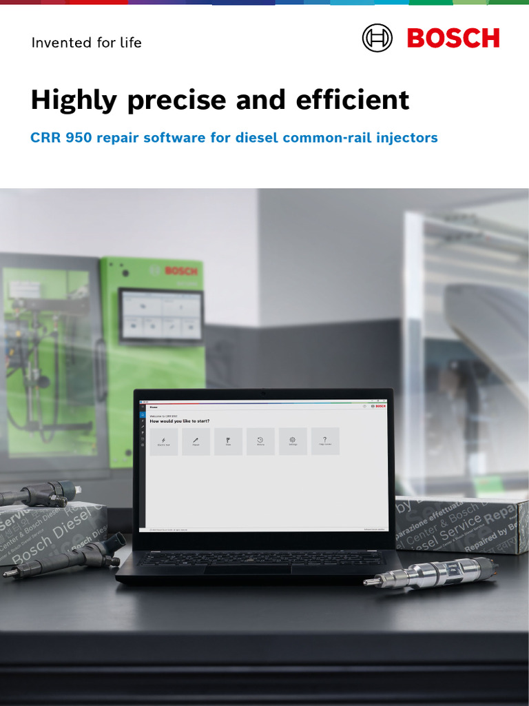 CRR 950 Diesel Injector Repair Software | PDF | Fuel Injection | Software