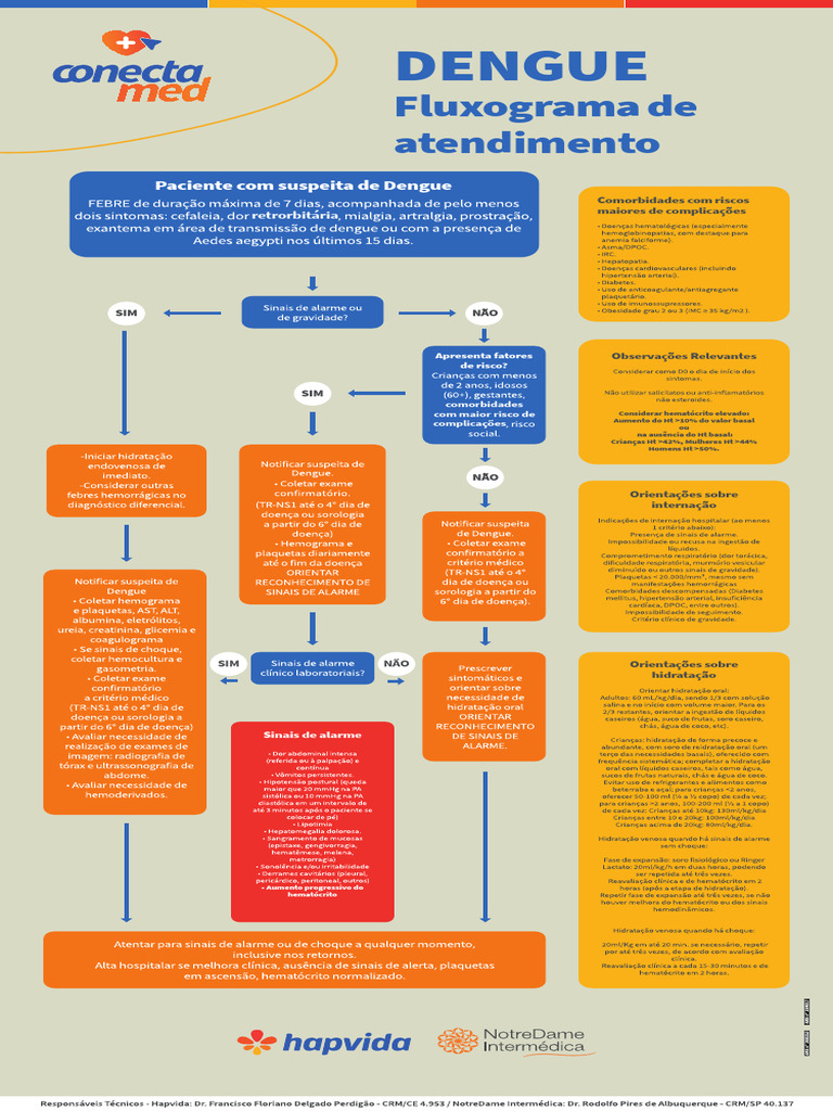 Fluxograma Dengue 2025 - Final 2025 | PDF