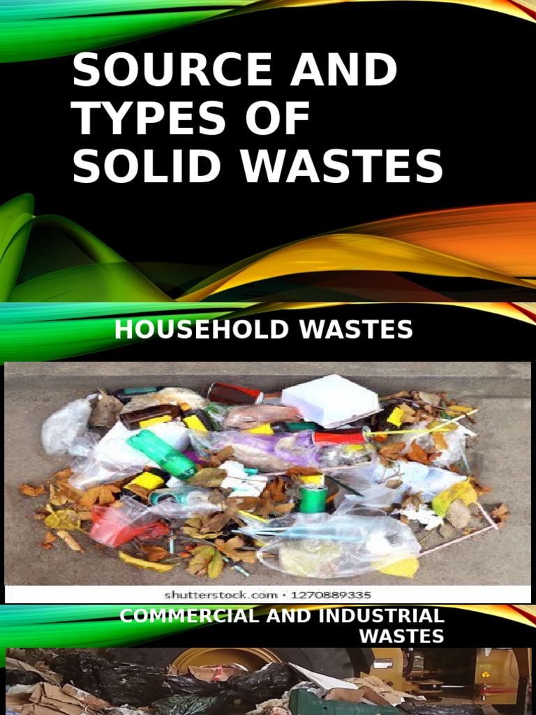 Source and Types of Solid Wastes | PDF