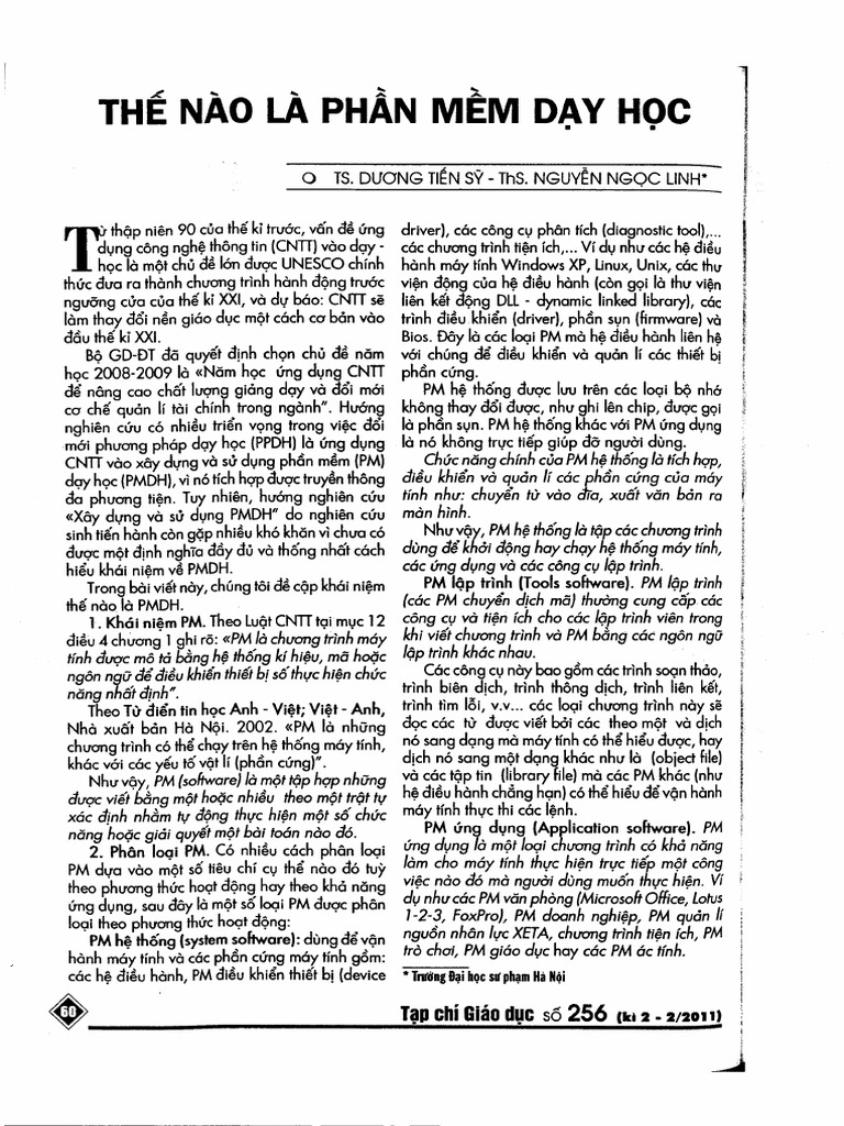 24the Nao La Phan Mem Day Hoc | PDF | Software