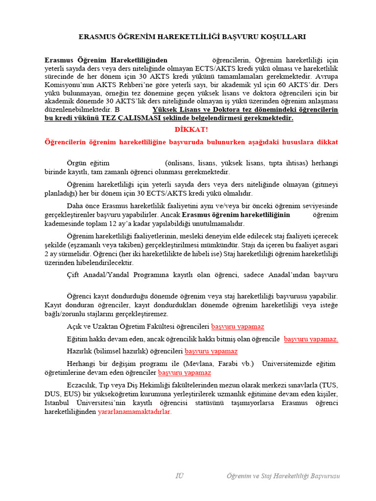 2023 Erasmus Ilani Ogrenim 2 - 638140381015589059 | PDF