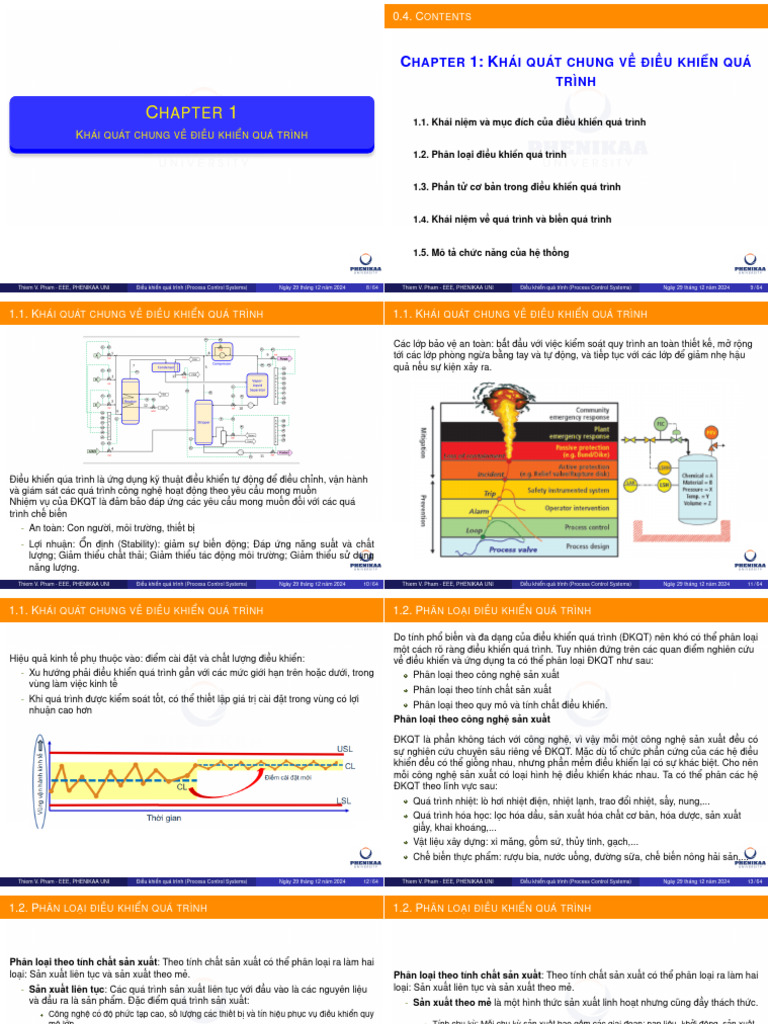 Chapter - 1 - Introduction Process Control - PPT-1 | PDF
