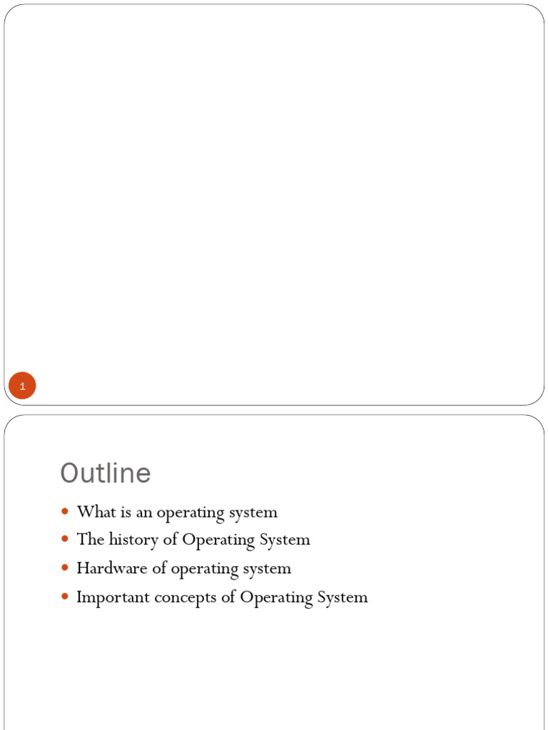 Operating Systems & Resource Management Unit 1 | PDF | Operating System | Central Processing Unit