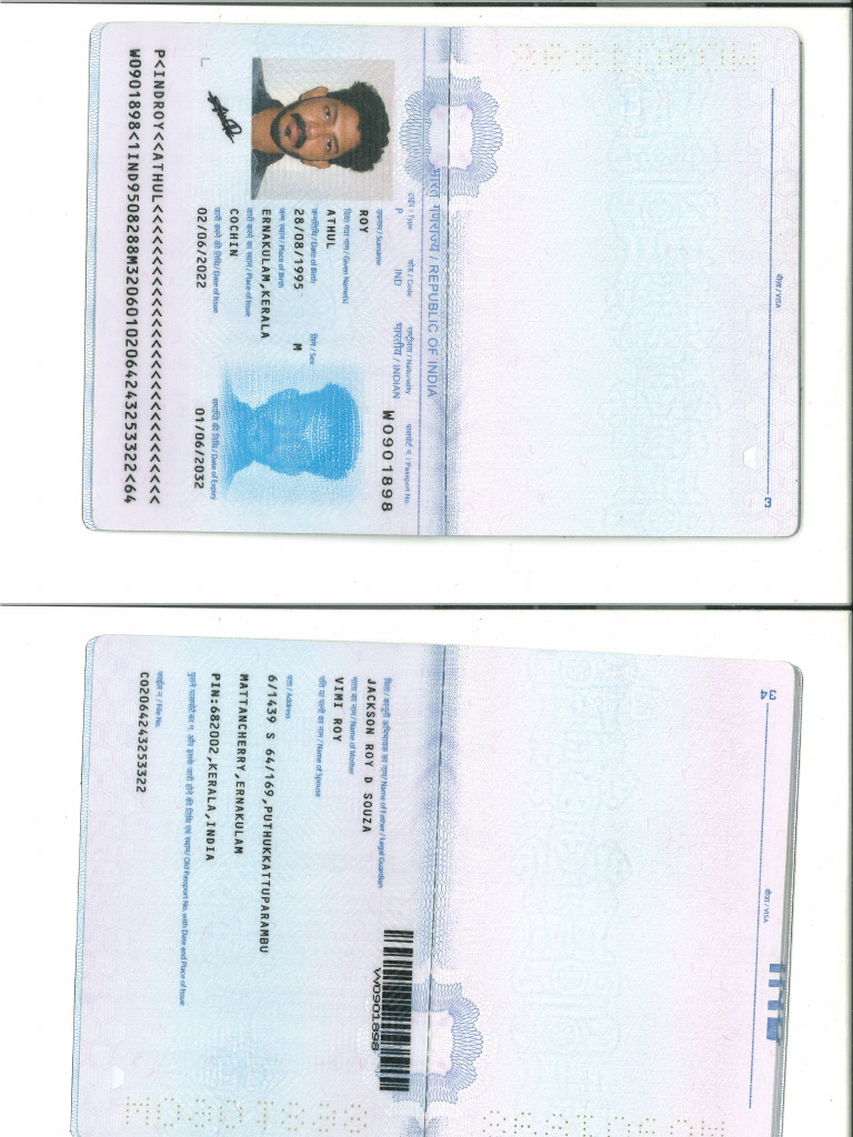Passport Scan Athul | PDF