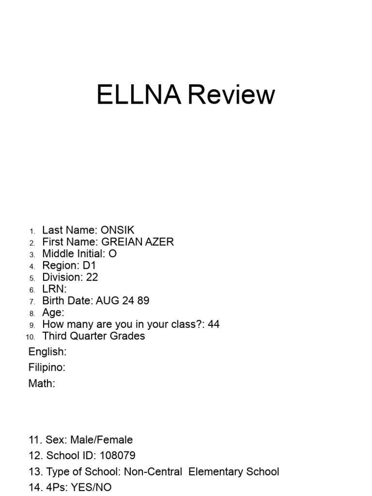 ELLNA-Review | PDF