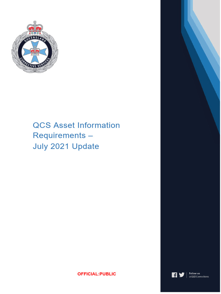 Qcs Asset Information Requirements July 2021 | PDF | Building Information Modeling | Asset ...