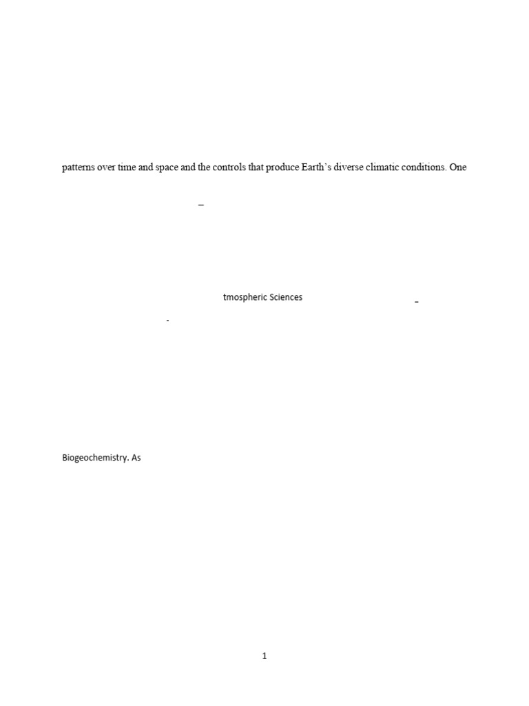 Introduction To Climatology | PDF | Atmosphere Of Earth | Troposphere