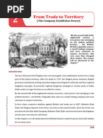 Class 8 History Chapter 2 Notes - From Trade To Territory Free PDF | PDF
