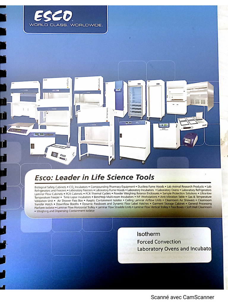 Manuel D'utilisation Incubateur ESCO | PDF