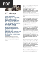 STI Student Handbook - Tertiary | PDF | Test (Assessment) | Vocational ...