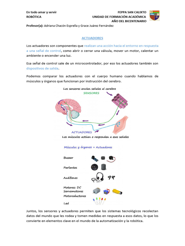 Actuadores | PDF | Solenoide | Arduino