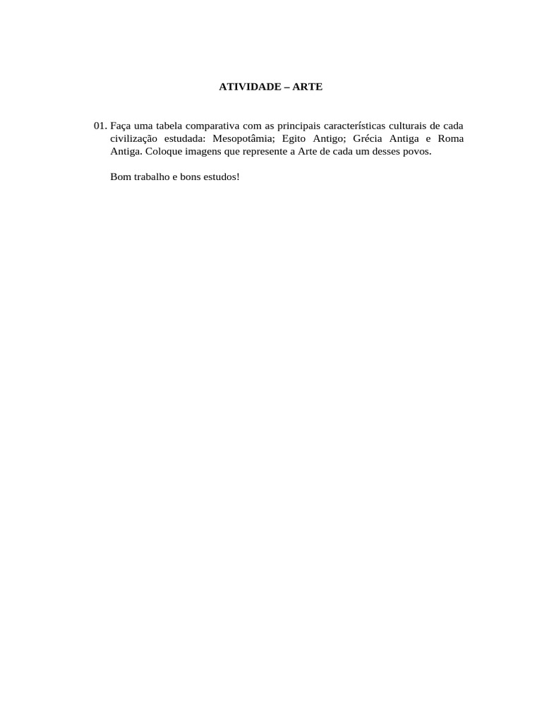 Módulo 01 - Atividade 03 | PDF