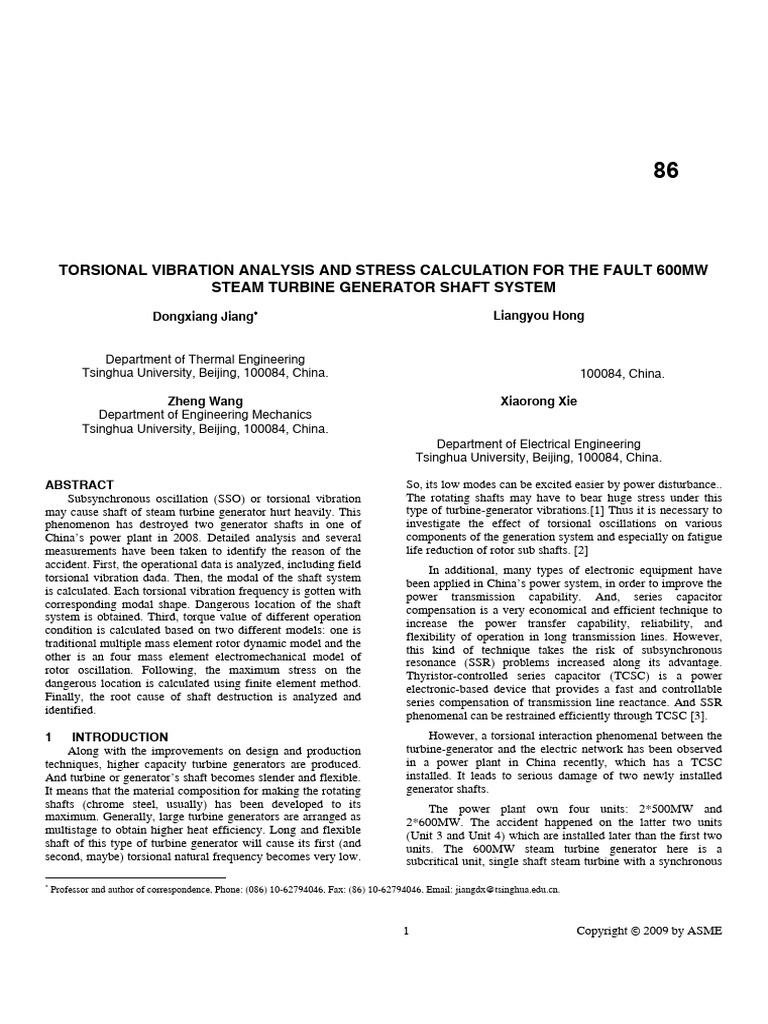 Detc2009/vib 86854 | PDF | Physical Quantities | Electricity