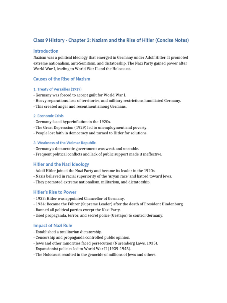 Class 9 History Chapter 3 Notes | PDF