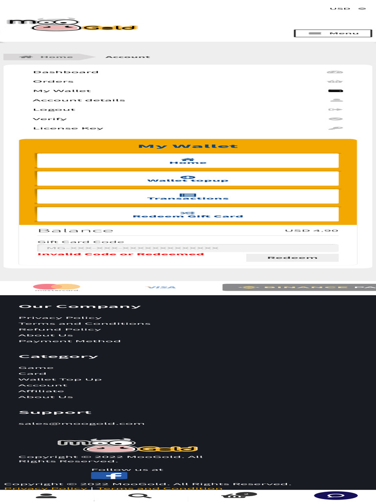 Account - MooGold | PDF