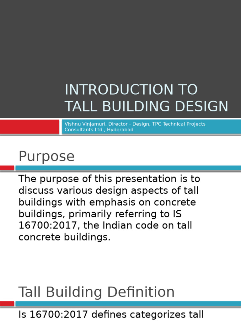 Tall Building Design Overview and Guidelines | PDF | Beam (Structure ...