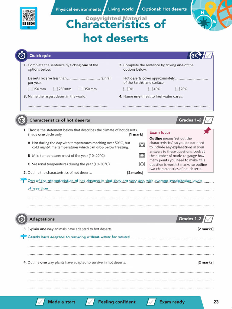 AQA Gcse 9 1 Geography Revision - 25 | PDF