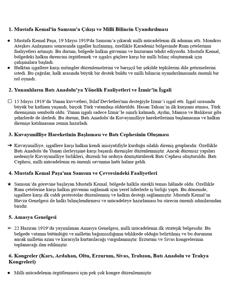 Ti̇t 101 (İnkilap) Fi̇nal | PDF