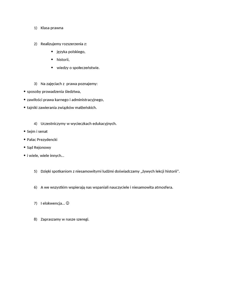 Promocja - Klasa Prawna | PDF