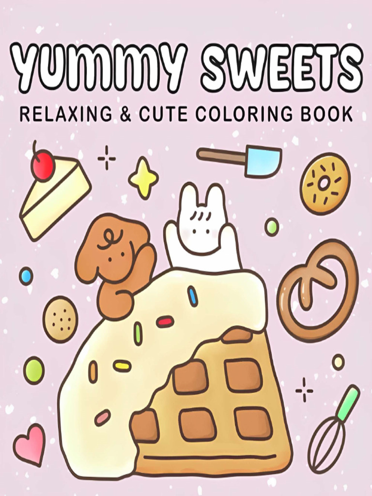 Yummy Sweets Coloring | PDF