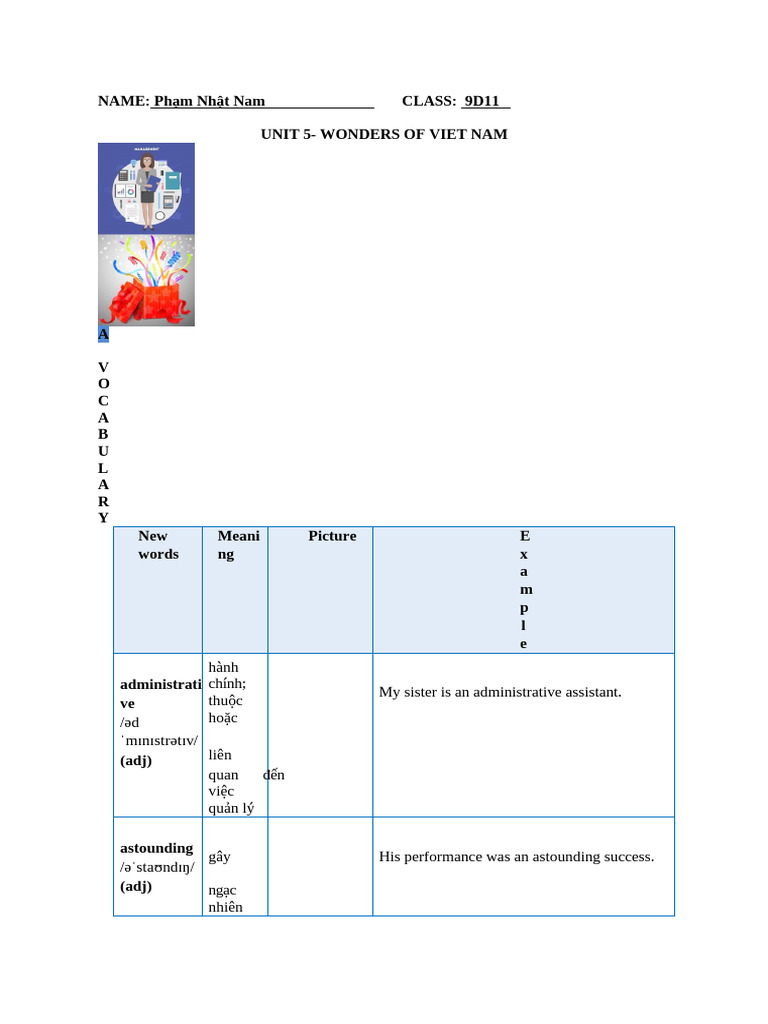 English 9 Unit 5 | PDF | Hue