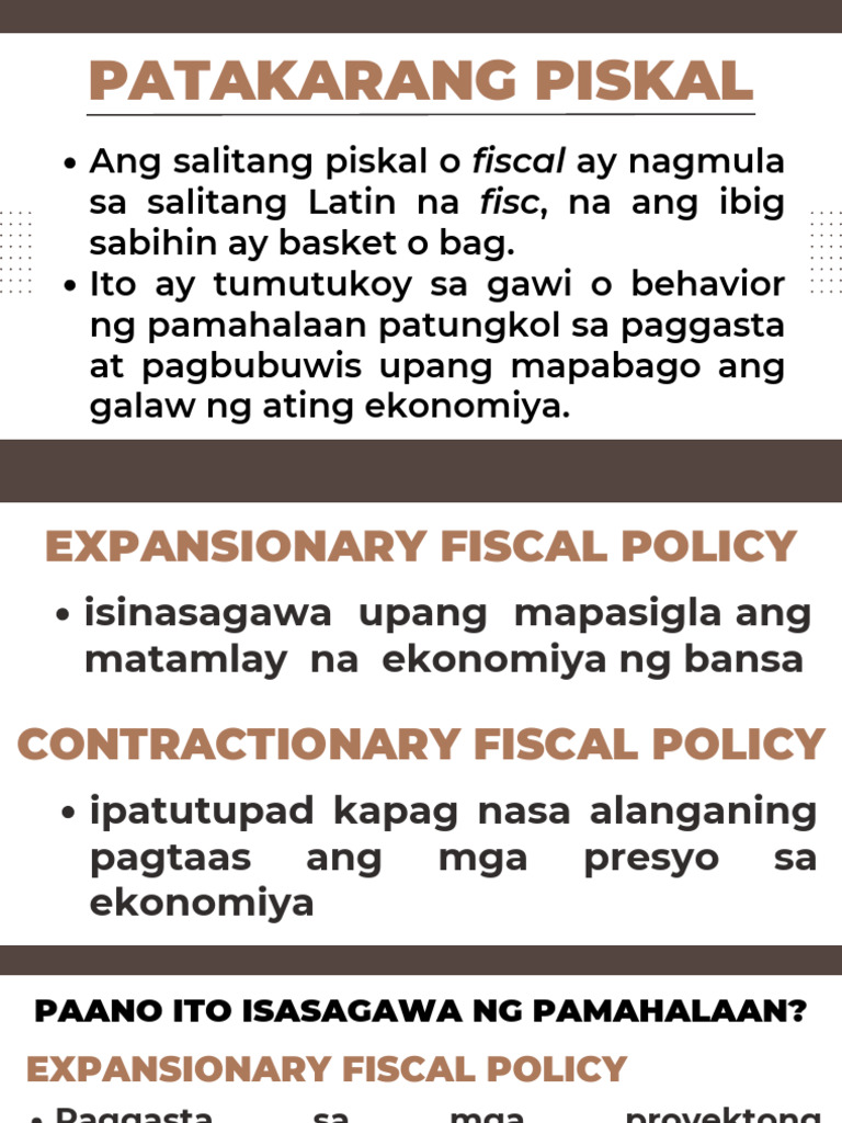 Patakarang Piskal | PDF