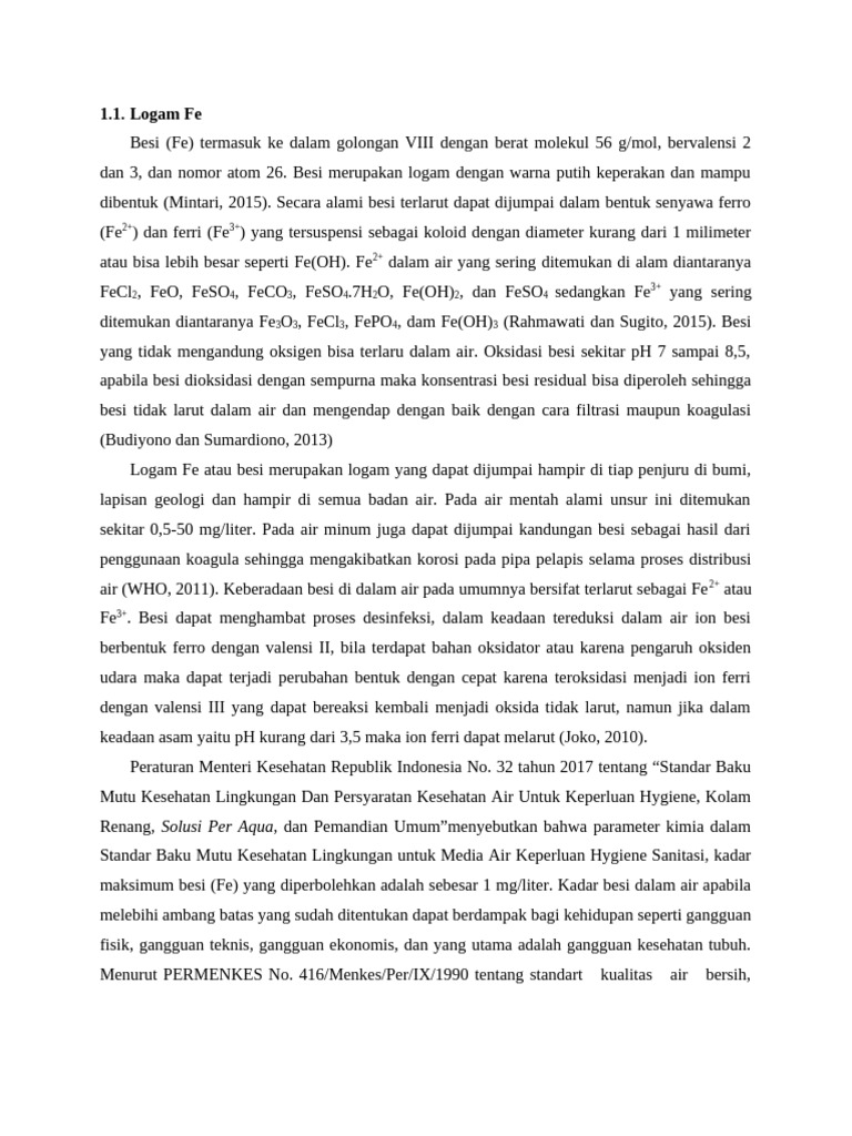Logam Fe | PDF