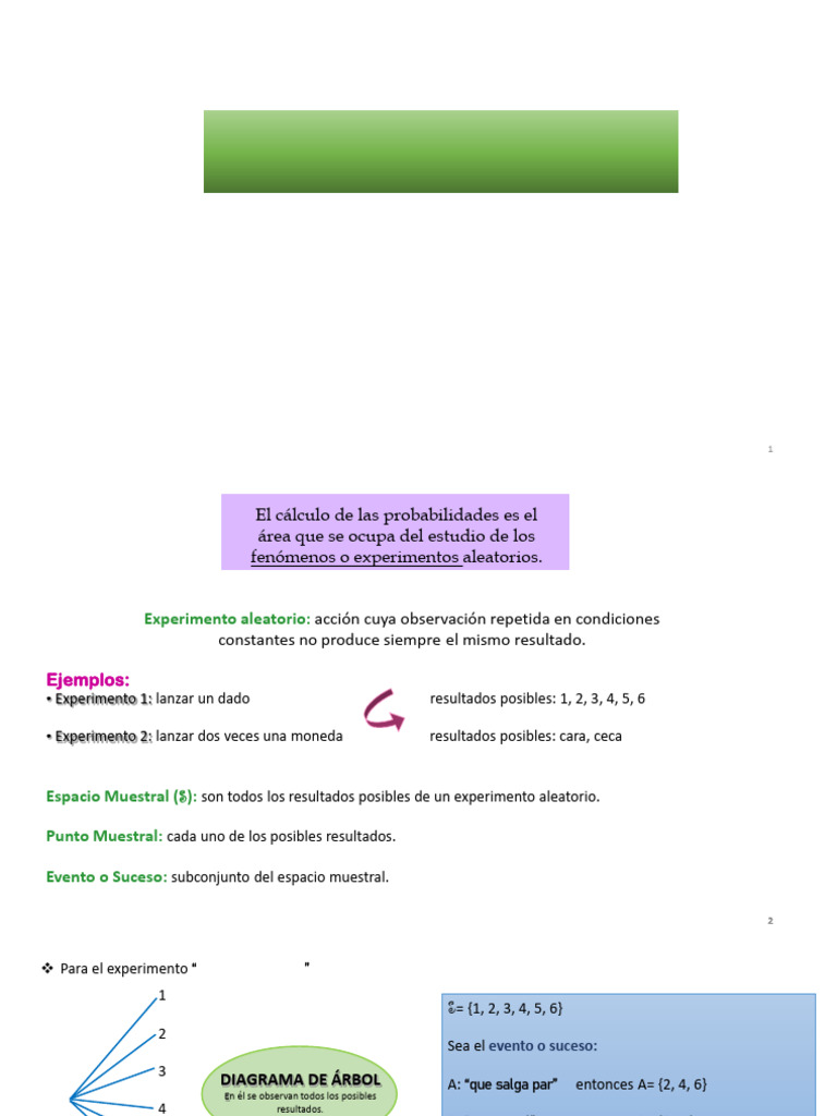 Probabilidades 1 | PDF | Probabilidad | Probabilidades y estadísticas