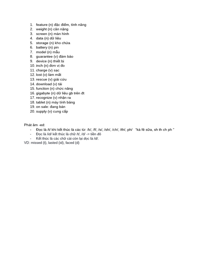 New Words | PDF