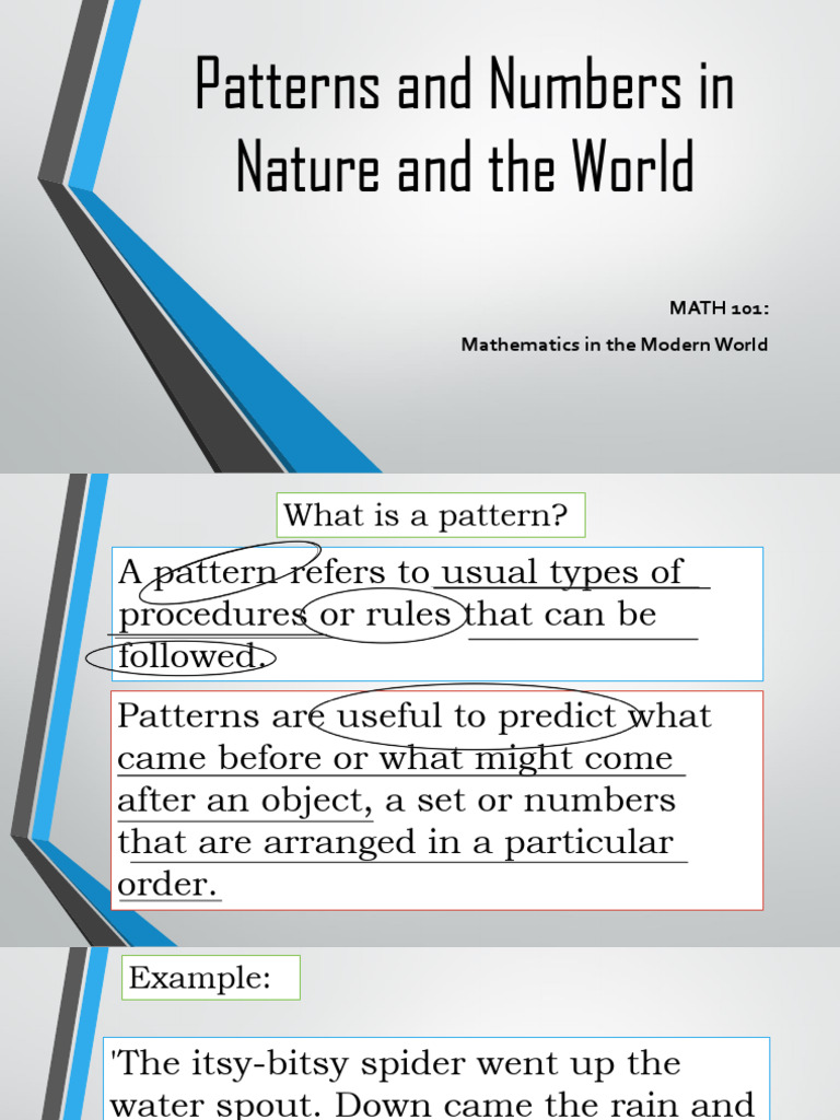 Patterns and Numbers in Nature | PDF | Pattern | Symmetry
