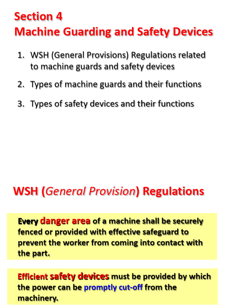 Machine Guarding and Safety Devices | PDF | Mechanical Engineering ...