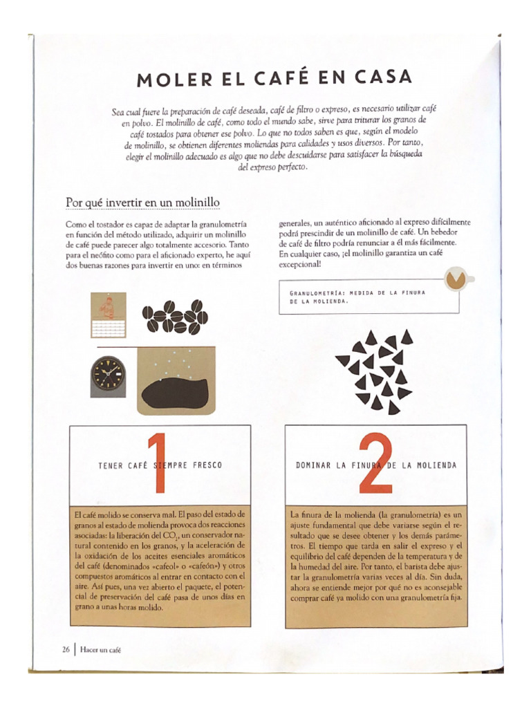 Moler El Café en Casa | PDF