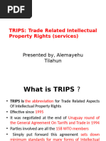 Trips Agreement | PDF | Intellectual Property | Trips Agreement