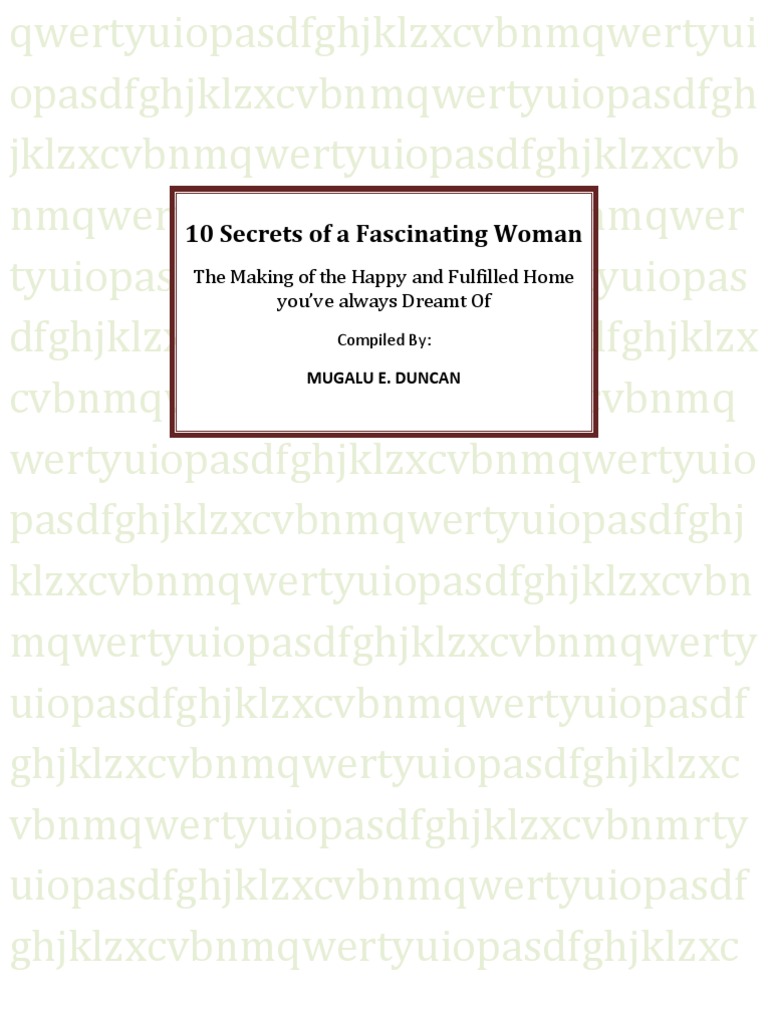 Secrets of a Fascinating Woman | Femininity | Forgiveness