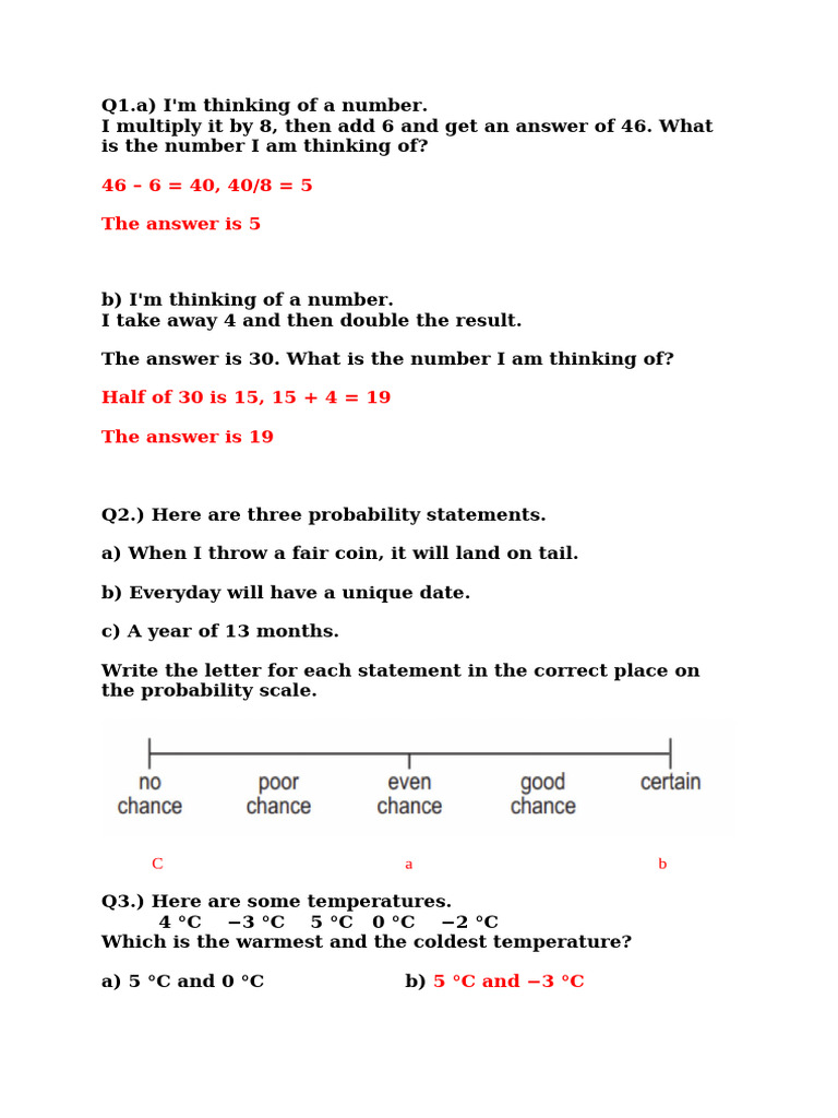 PT1 Maths Sample Paper 1 - Answer Key | PDF | Rectangle | Geometry