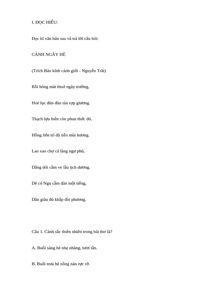 B o Kính C NH Gi I | PDF