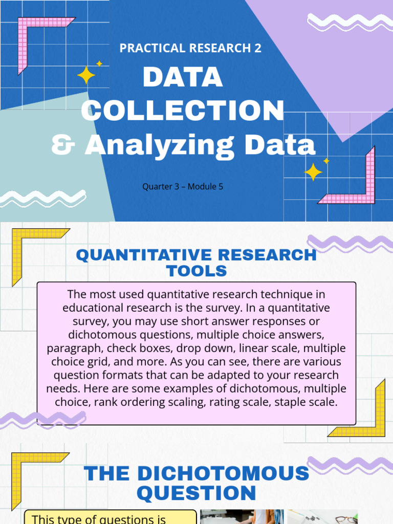 PR2 Quarter 3 - Module 5 Data Collection & Analyzing Data | PDF | Chart | Pie Chart
