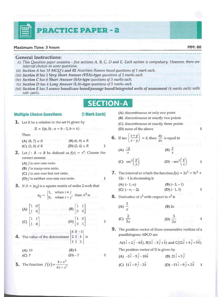 03-03-2025 PRACTICE QP 2 | PDF