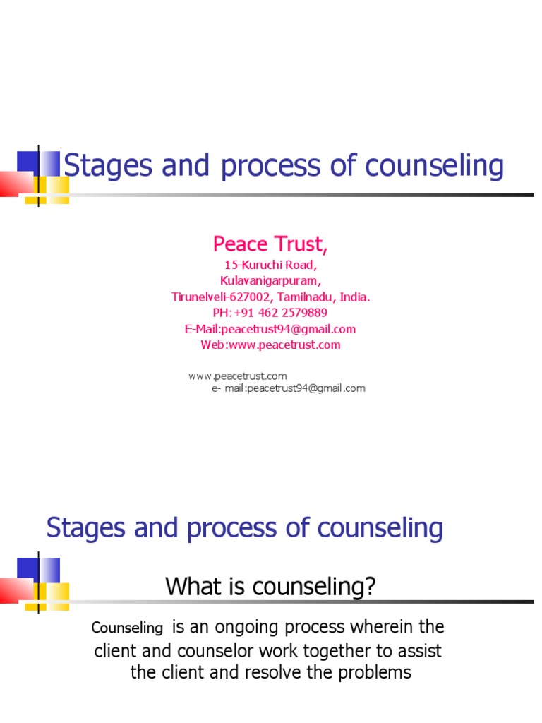 Stages and Process of Counseling | PDF | School Counselor | Coping ...