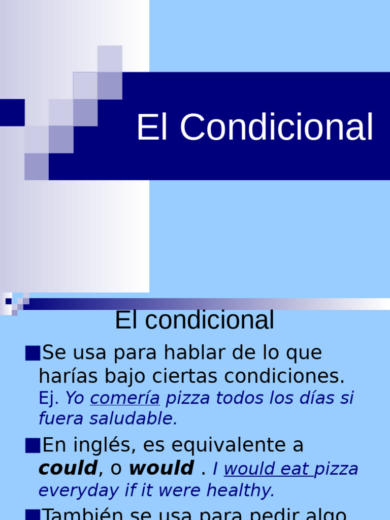 PPt El Condicional | PDF